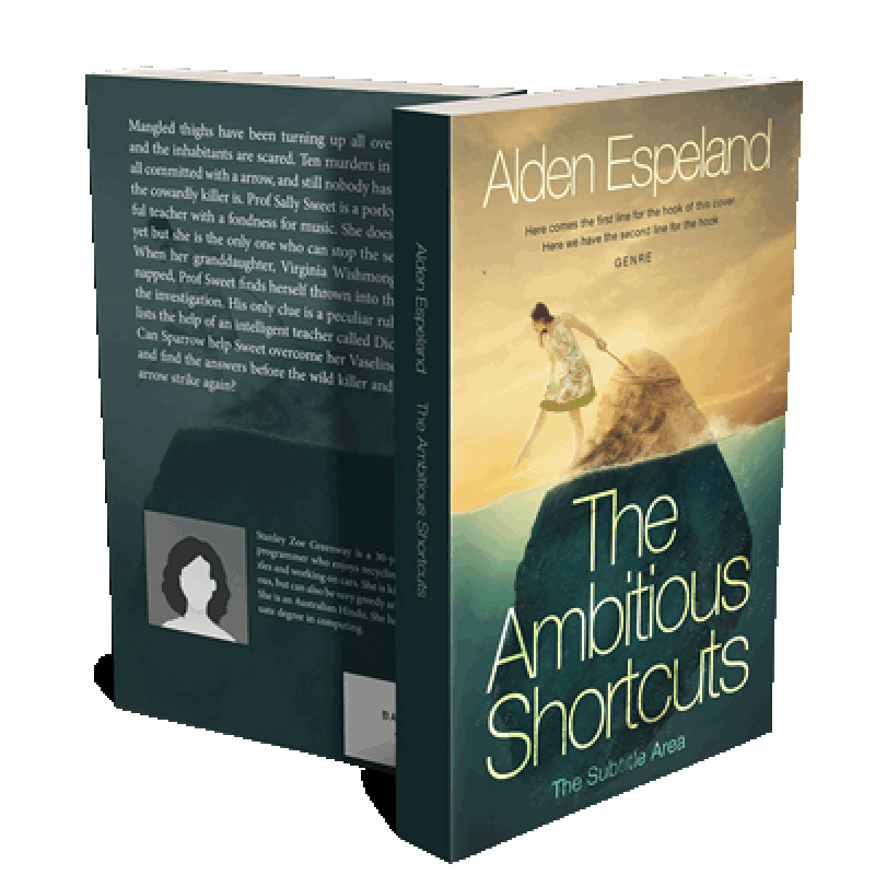 Premade Surreal Book Cover - Te Papa Green #9861 | BookCoverZone