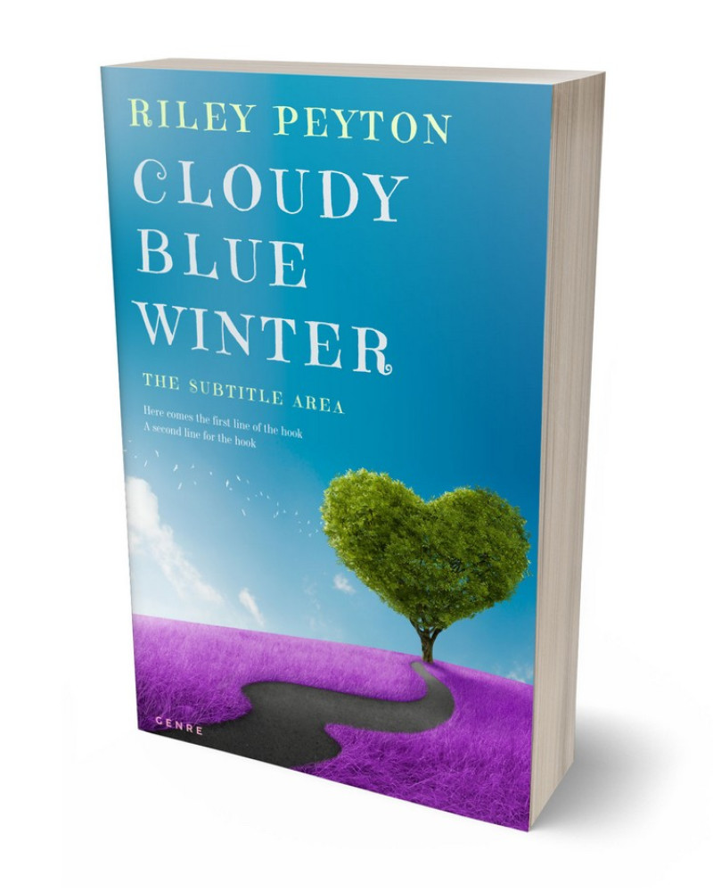 Curious Blue #7441 - Premade Romance Book Cover | BookCoverZone