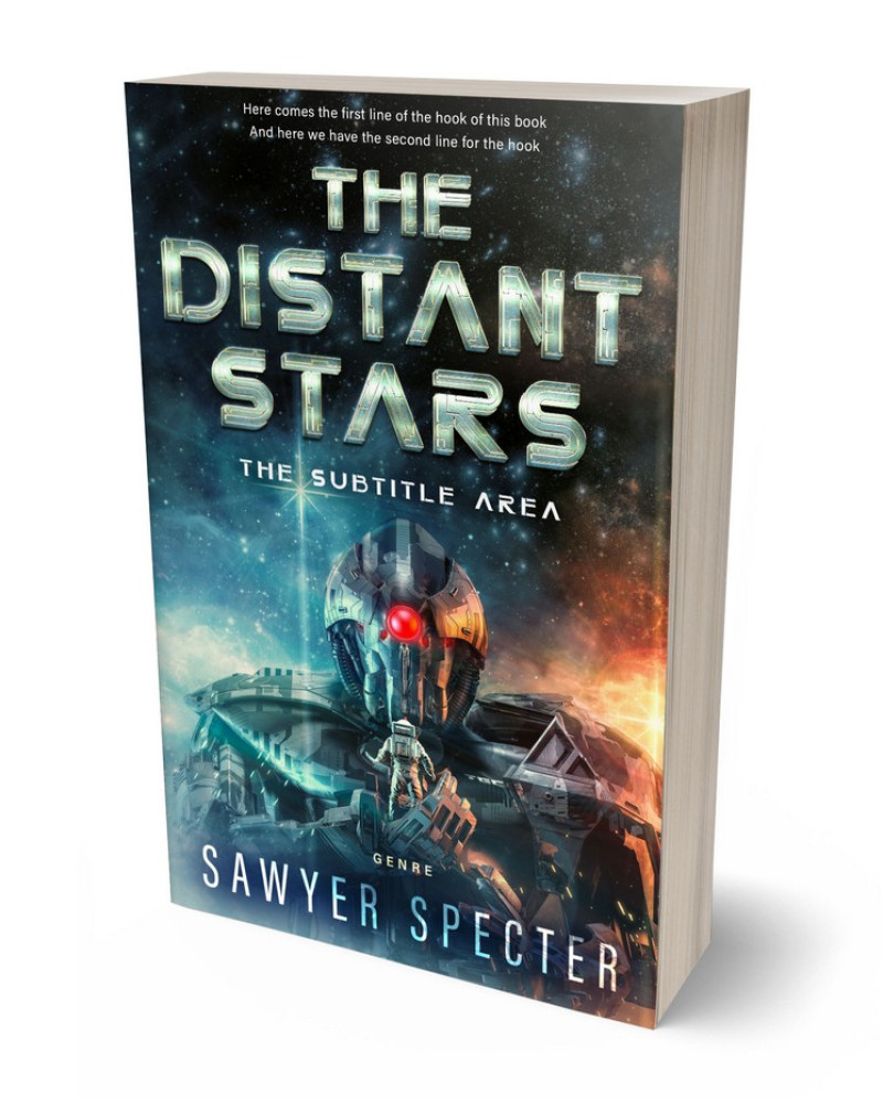 Outer Space #9135 - Premade Science Fiction Book Cover | BookCoverZone