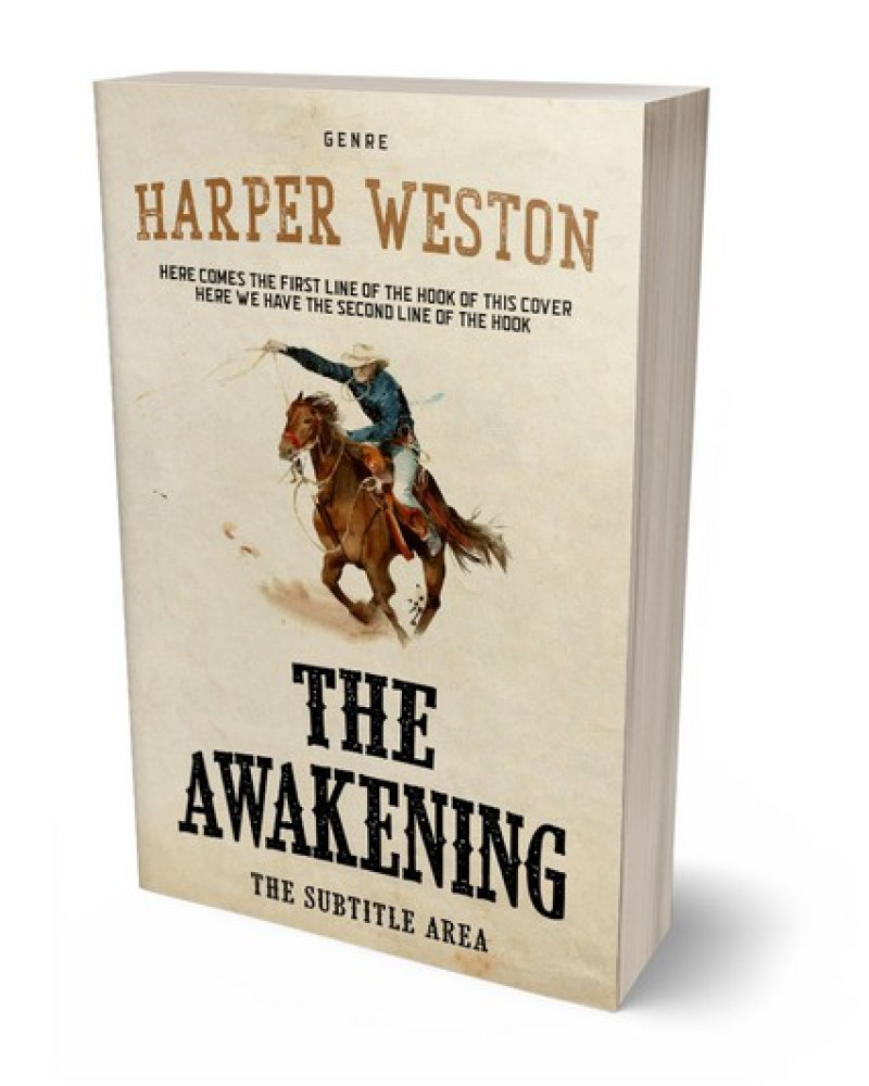 Premade Western Book Cover - Bone #23279 | BookCoverZone