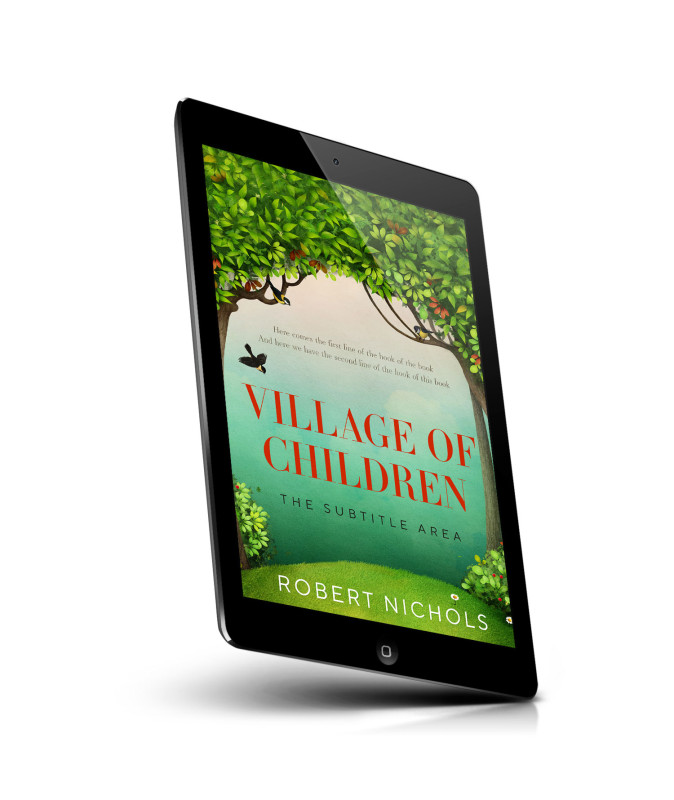 Apple #10796 - Premade Nature Book Cover | BookCoverZone