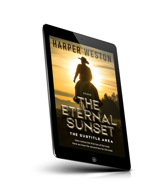 Flax #12945 - Premade Western Book Cover | BookCoverZone
