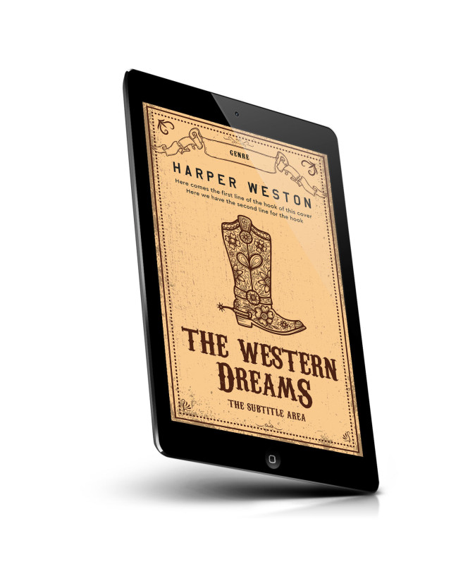 Premade Western Book Cover - Manhattan #23032 | BookCoverZone